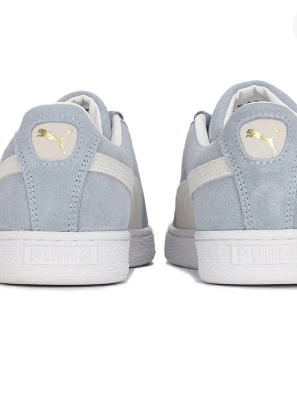 Puma | Shoes | Puma Suede Classic In Light Blue And Cream Formstrip ...